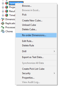 Re-order TM1 Dimensions to Improve Performance – Cube Alliance